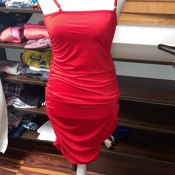 Dresses | Red Body Con Dress | Poshmark
